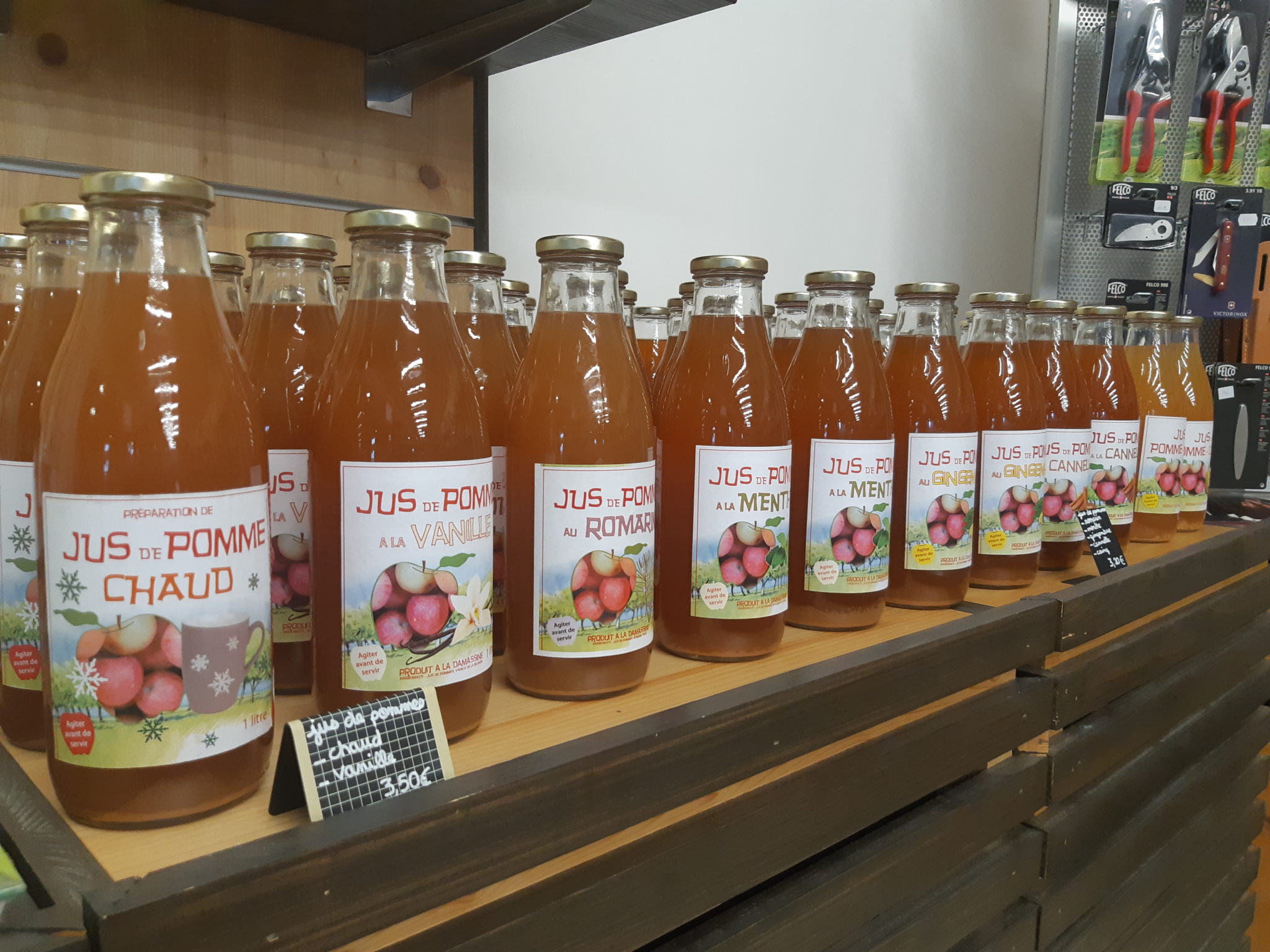 Acheter du jus de pommes - VERGERS VIVANTS